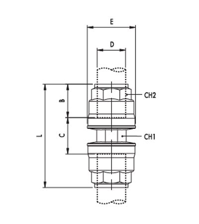 90040 – Straight Union | Infinity Products